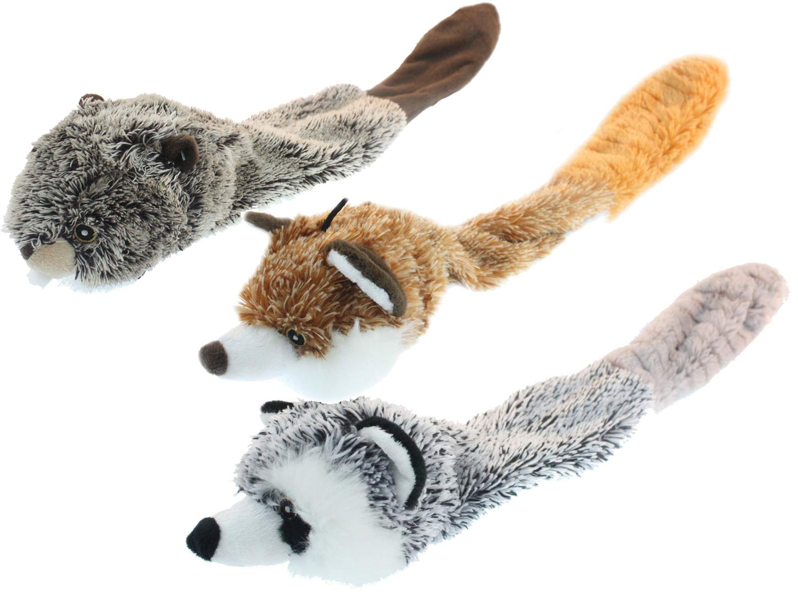 Amazon.com: Multipet Bouncy Burrow Buddies Assorted 3 Pack, 20 Inches ...