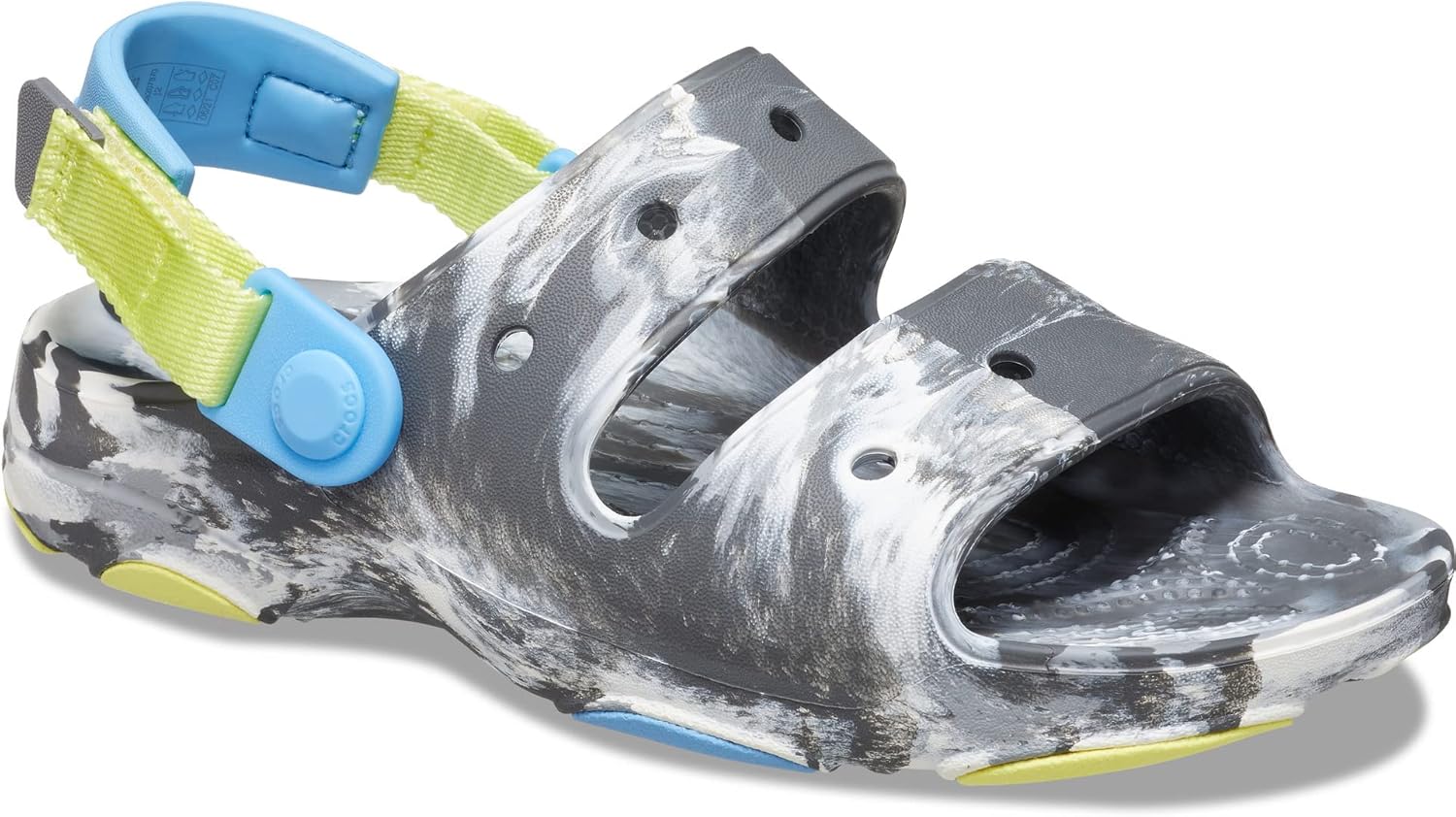 Crocs Realtree Unisex Adults' All Terrain Sandals, Tie Dye Grey, 11 ...