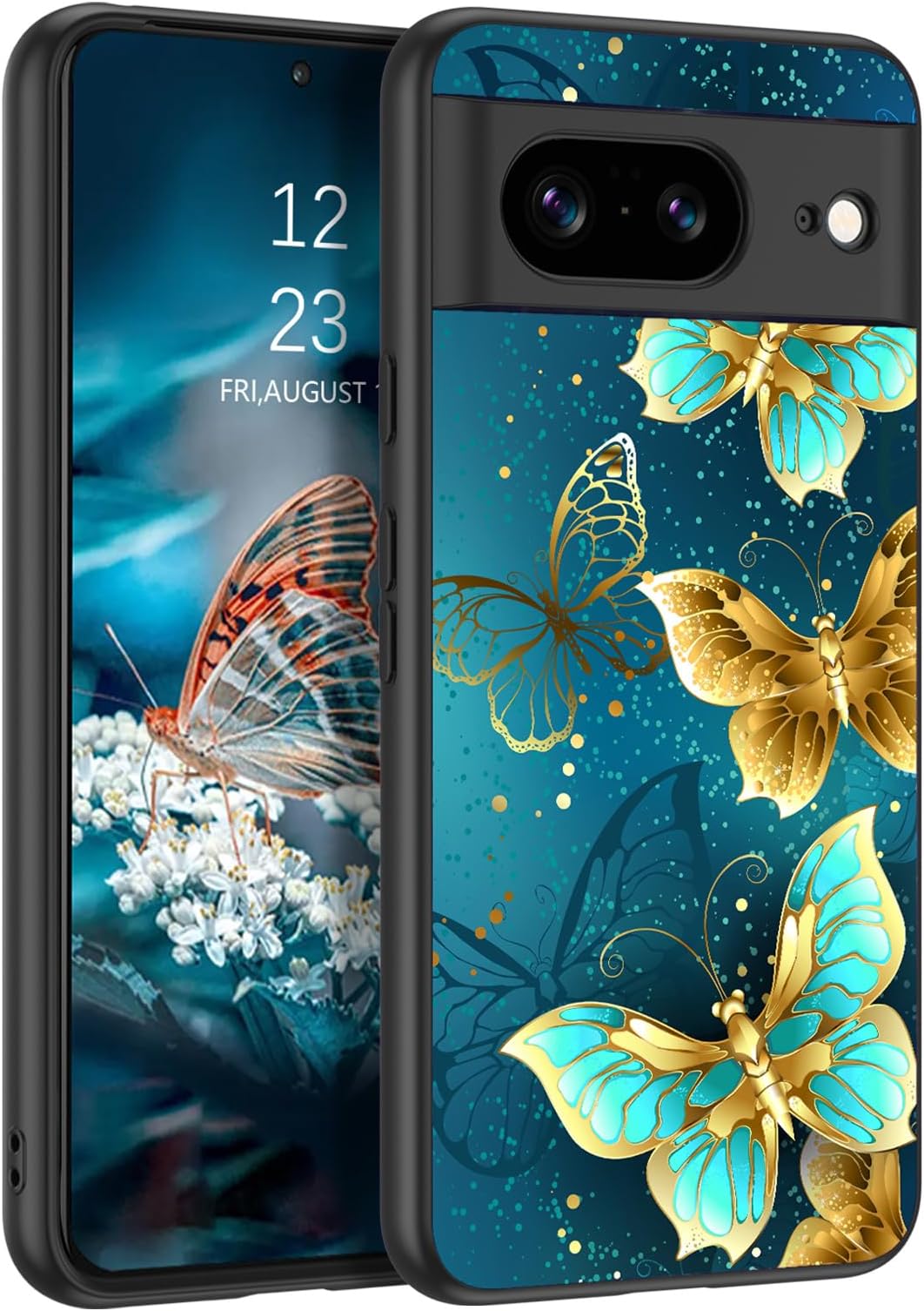 GUAGUA for Google Pixel 8 Case, Pixel 8 Case Glow in The Dark Cute ...