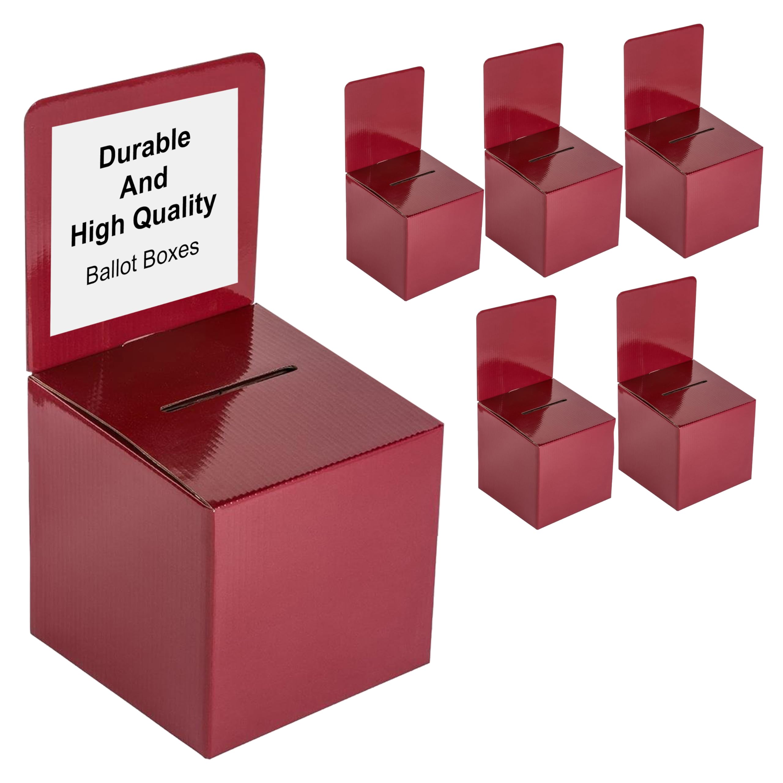Snapklik.com : Raffle Ticket Donation Collection Ballot Box Reusable ...
