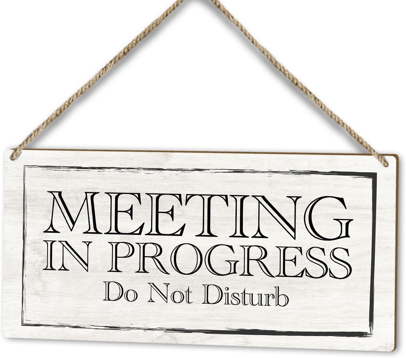 Amazon.com: Meeting in Progress Please Do Not Disturb Sign for Office ...