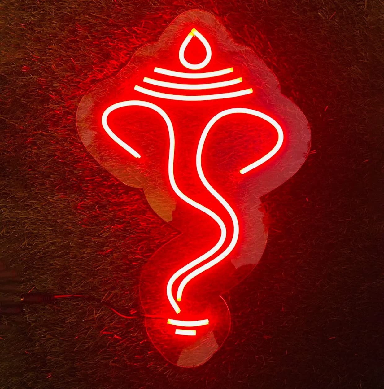 Infinity Entreprises Ganpati Neon Sign | Ganesh Ji Neon Sign | Home ...