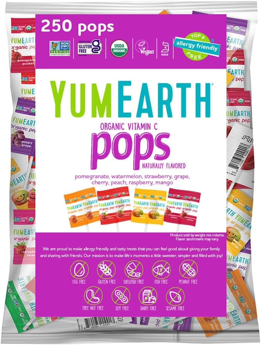 Amazon.com: YumEarth Organic Gummy Bears - Fruity Gummy Candy Snack ...