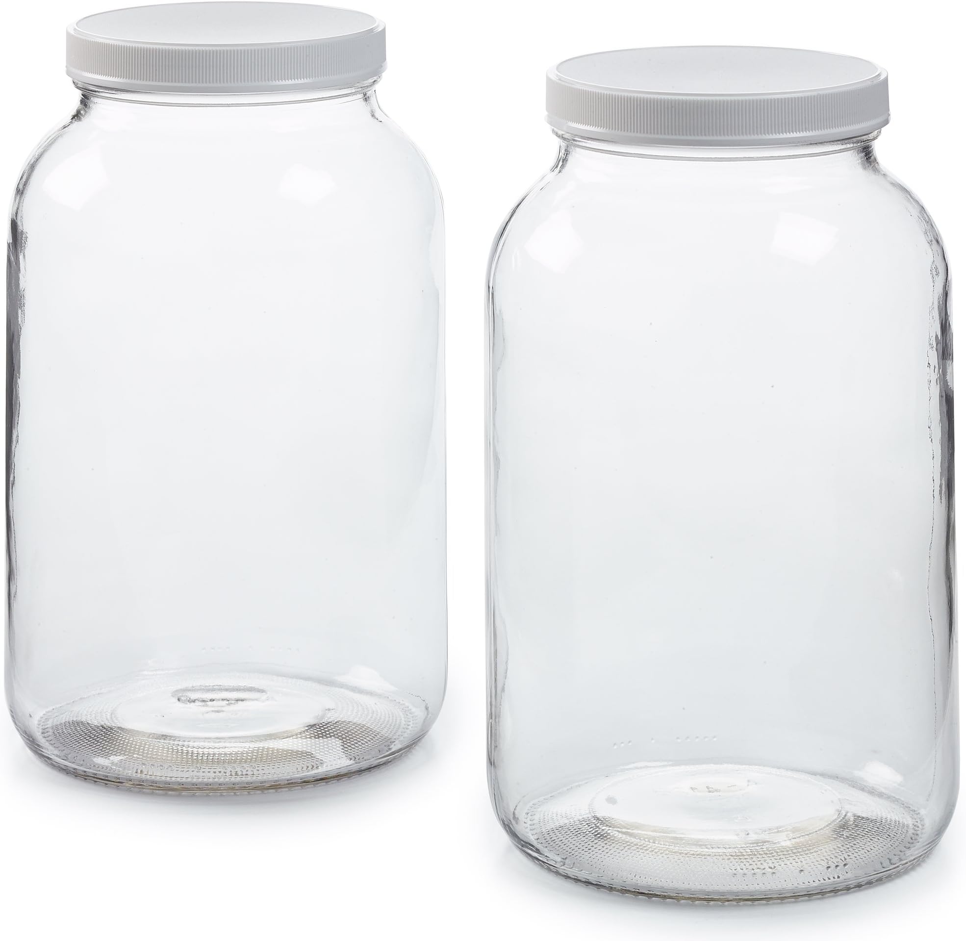 Amazon.com: 1790 Large Glass Jars with Lid - Wide Mouth 1 Gallon Glass ...