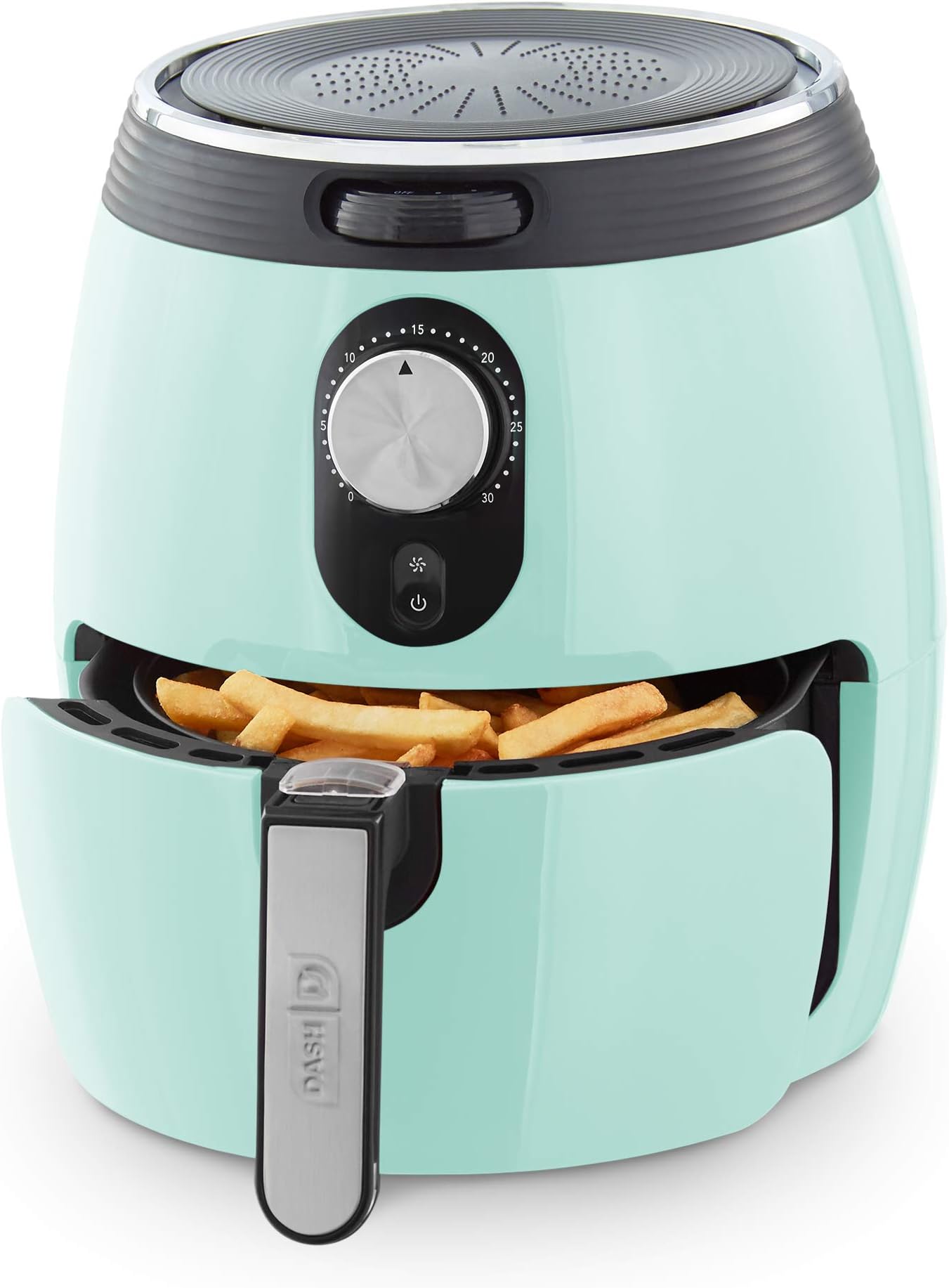 Amazon.com: COOK WITH COLOR Colorful 1200W 4Qt Air Fryer: Glass Basket ...