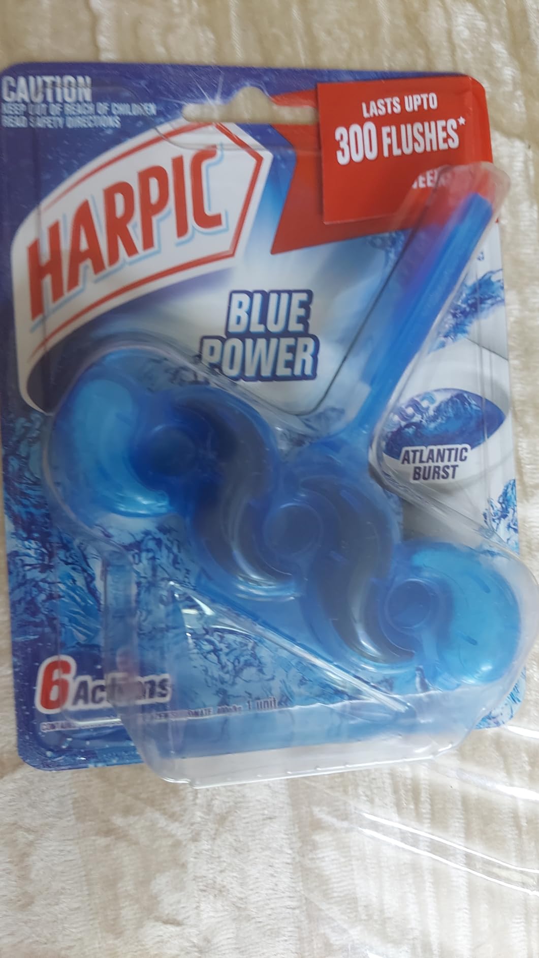 Harpic 35 gm - Atlantic Burst, Power Fresh 6 Toilet Cleaner Rim Block ...