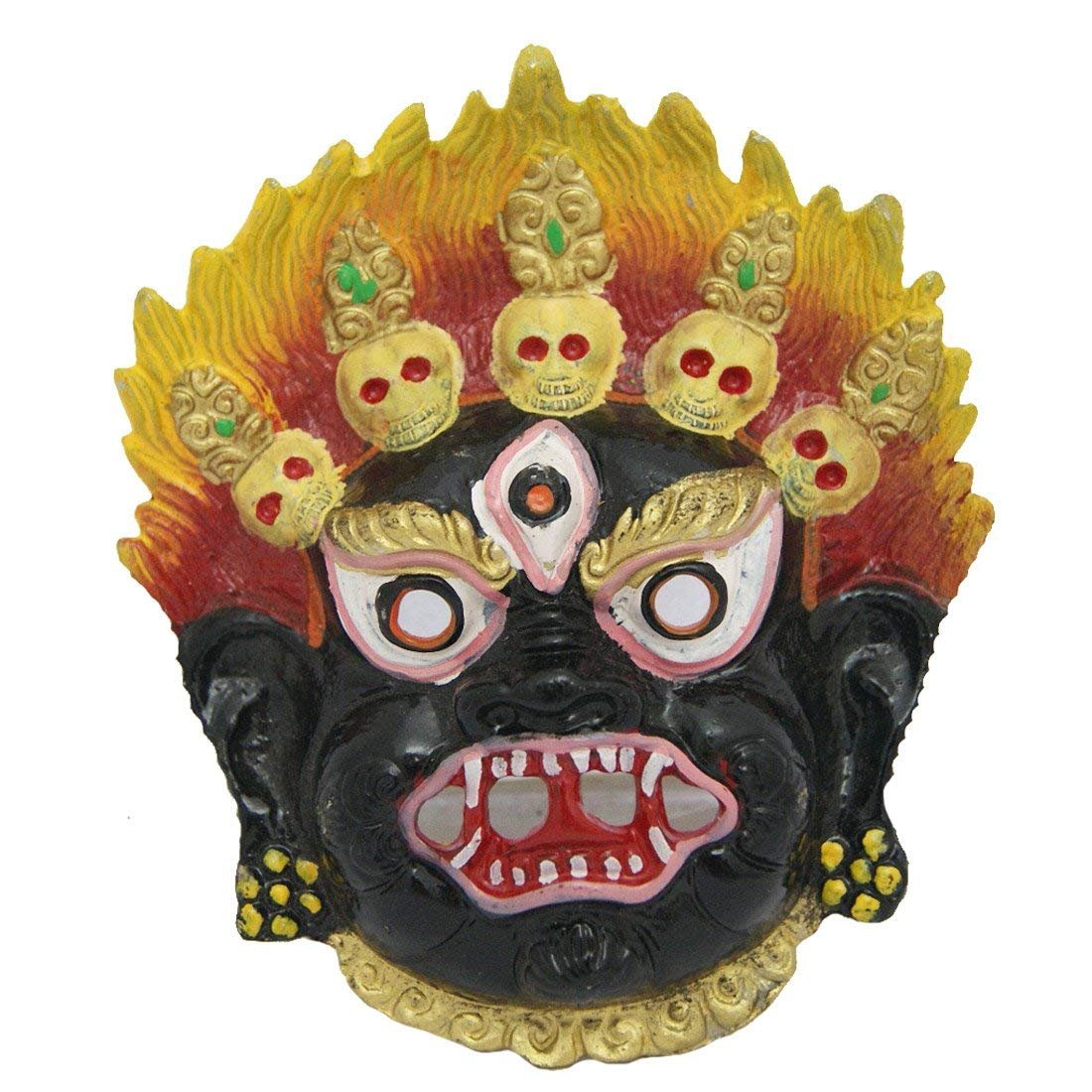 Skywalk Nazar Battu- Wall Hanging Metal Mahakal Face Mask Nazar Battu ...