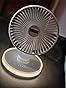 AGARO Alpha Desktop Fan with Light, 4 Inches, 4 Speeds, Oscillating ...
