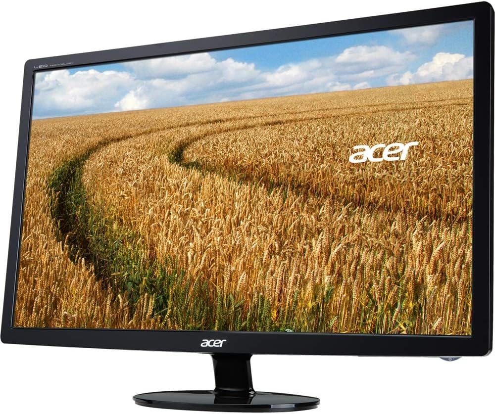 Amazon.com: Acer S241HL bmid 24-Inch Screen LED-Lit Computer Monitor ...