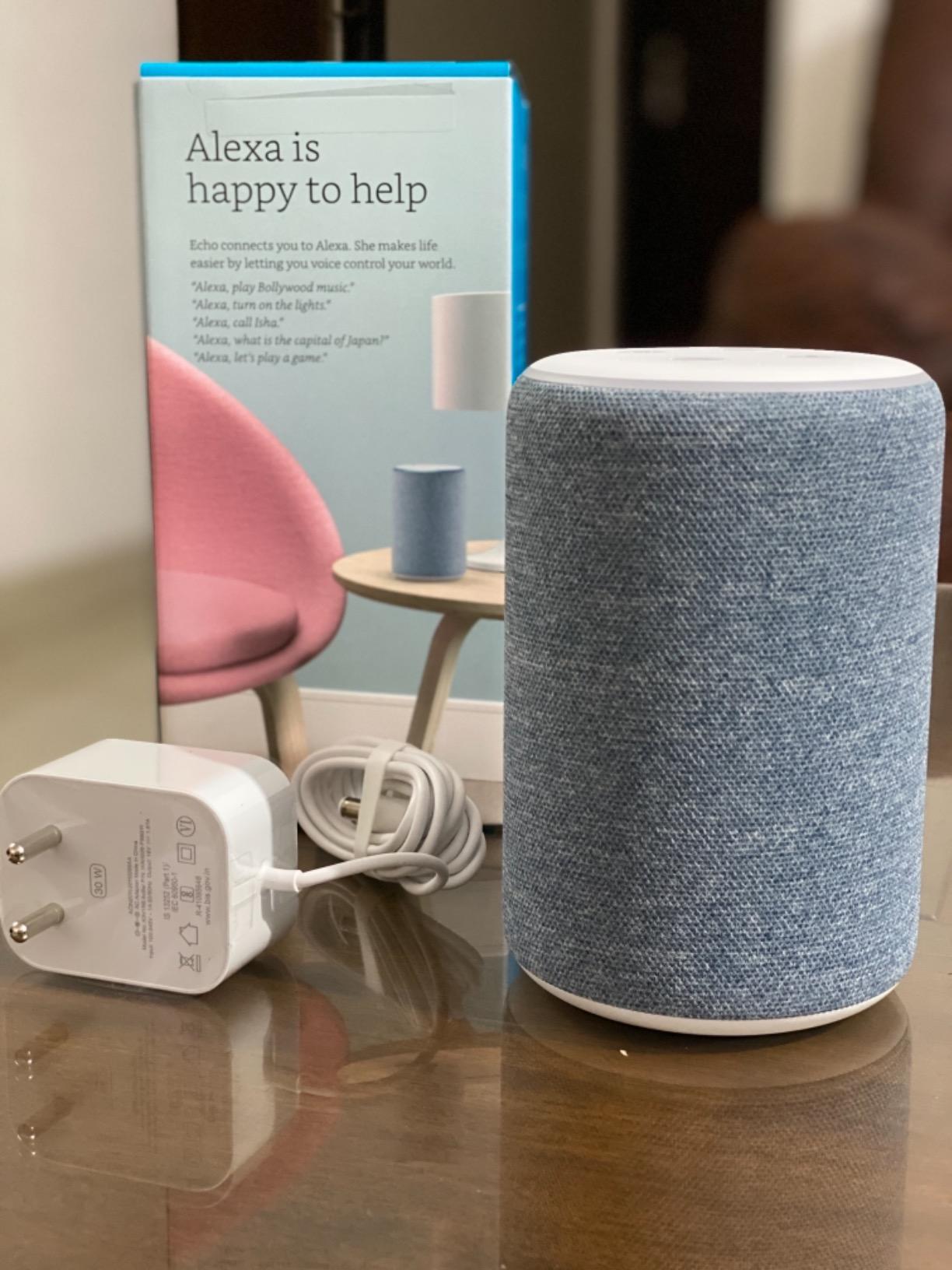 Amazon Echo (3rd Gen) – Improved sound, powered by Dolby (Blue ...