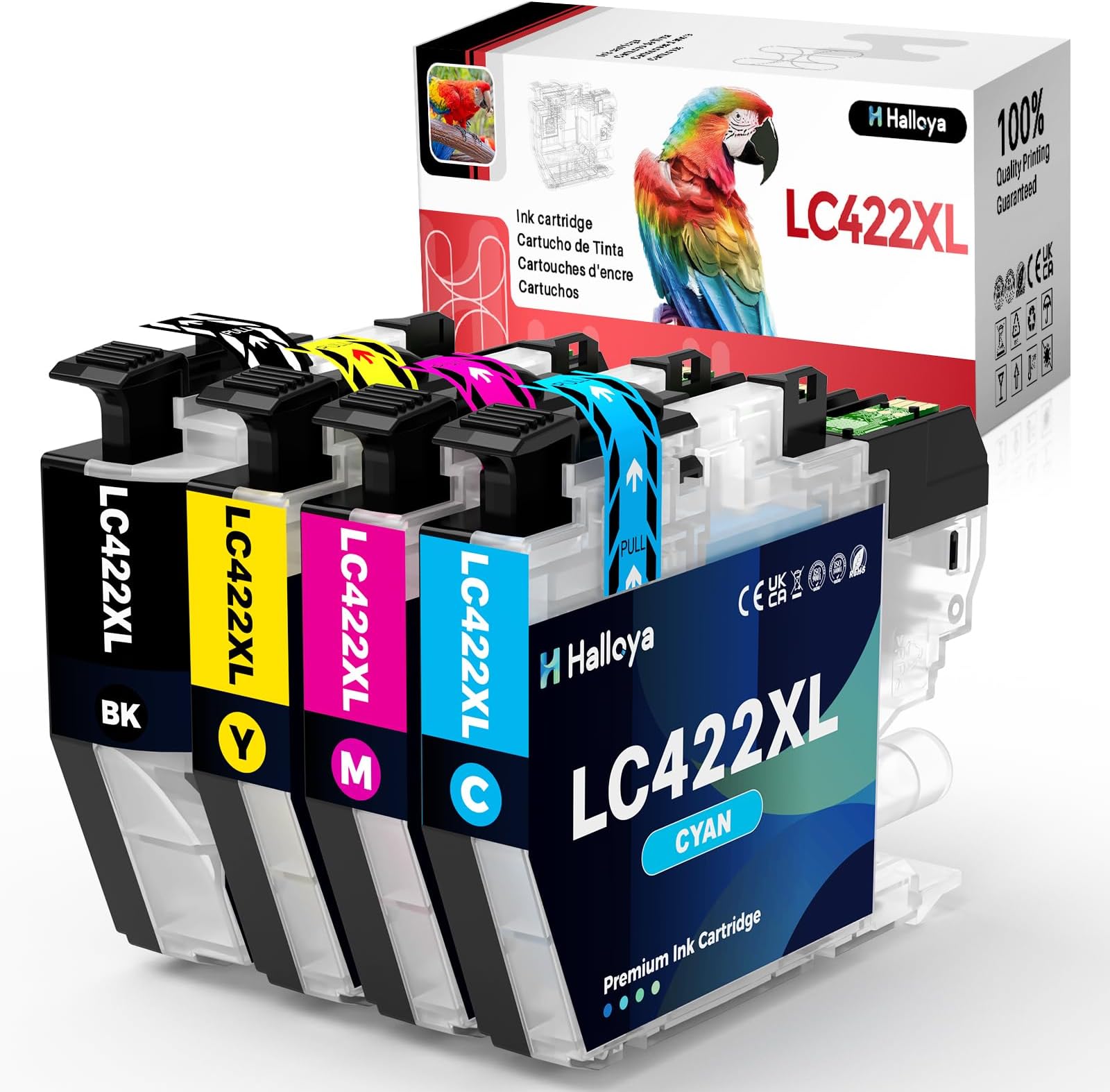 OINKWERE LC422XL LC-422XLVAL Cartouche d'encre Compatible pour Brother ...