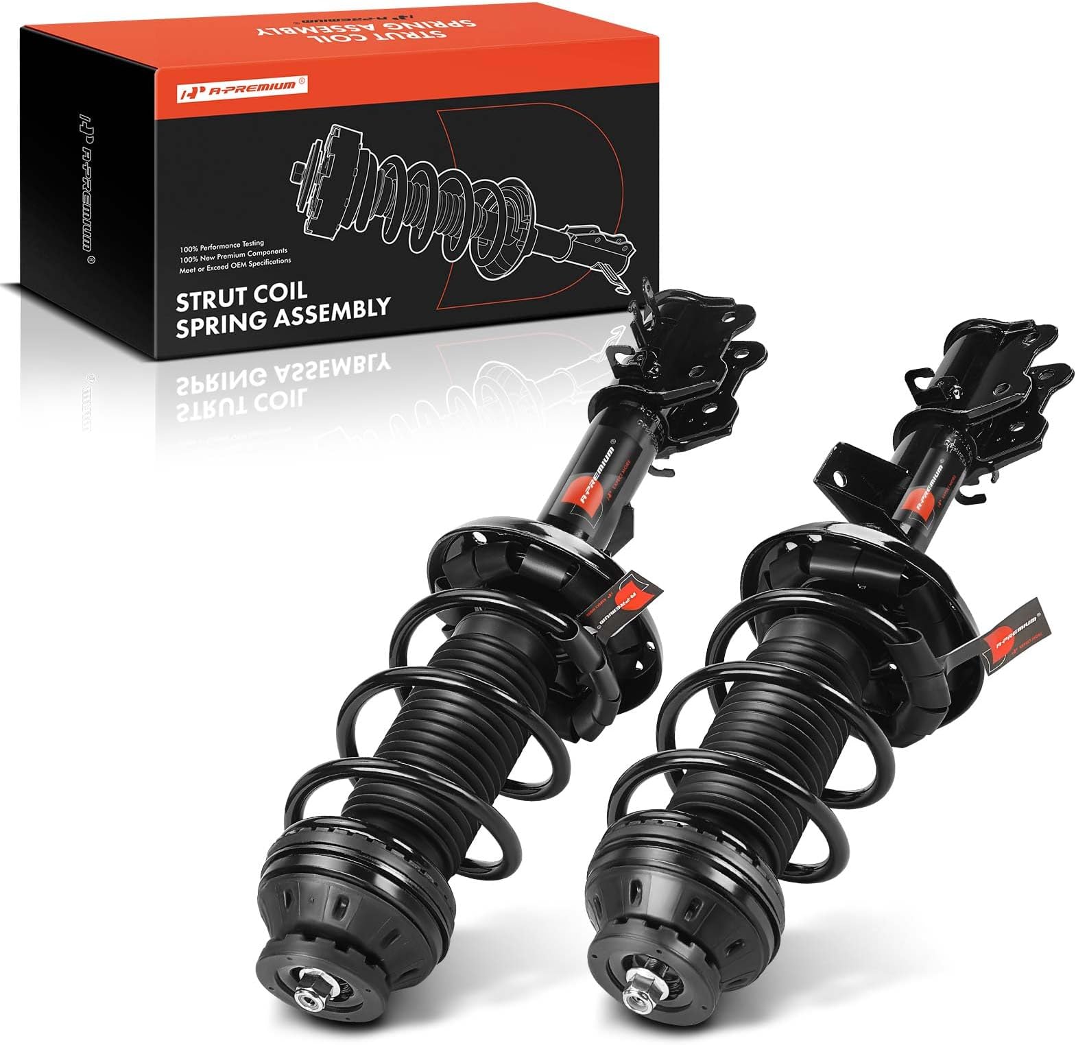 Amazon.com: A-Premium Front Pair (2) Complete Strut and Coil Spring ...