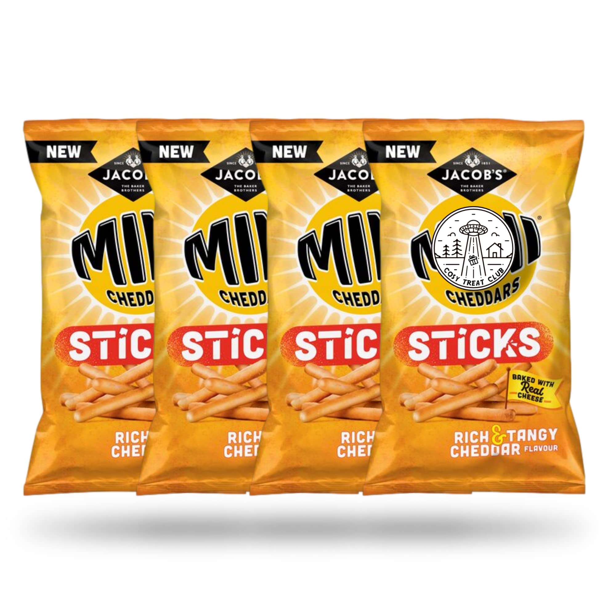Mini Cheddars Rich And Tangy Cheddar Mini Cheddar Sticks Jacobs ...