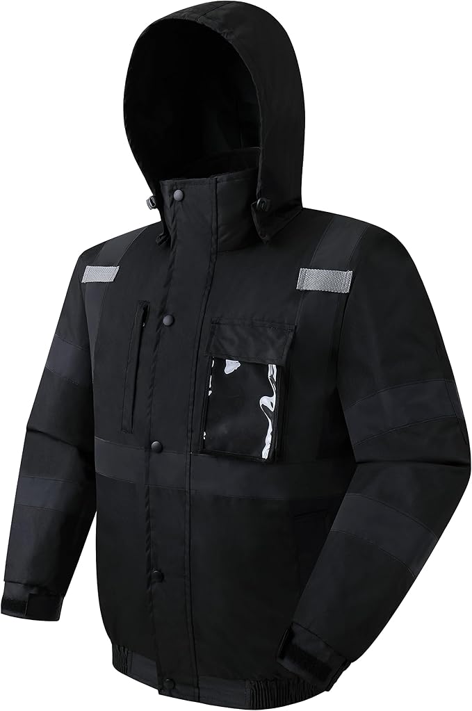 JKSafety Hi-Vis Winter Safety Bomber Jacket for men and women | Winter ...