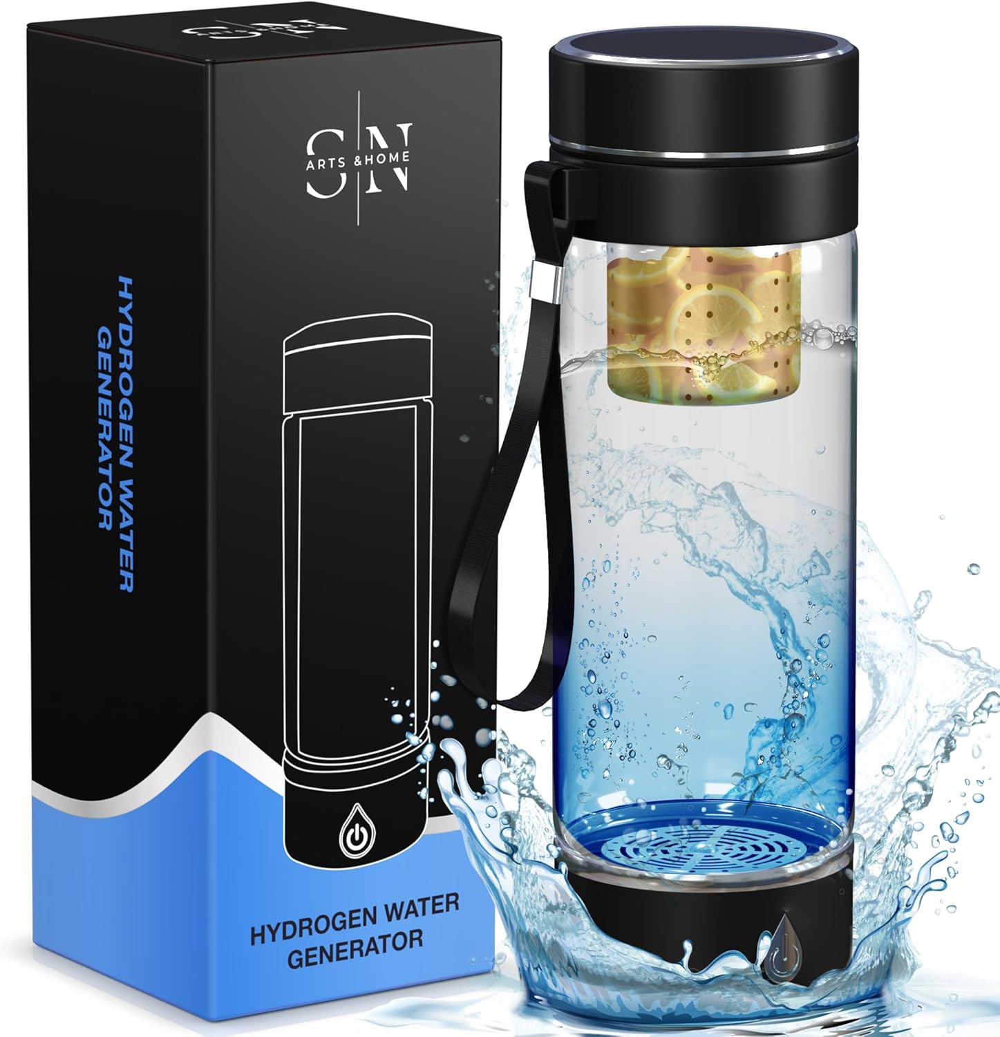 Amazon.com: Hydrogen Water Bottle, Hydrogen Water Bottle Generator with ...