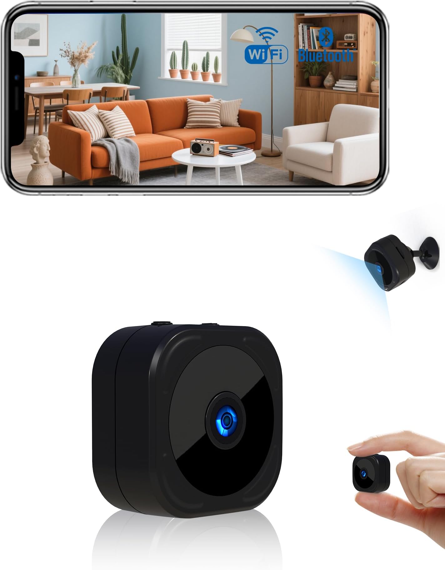 Amazon.com: LuminiCam Wireless Mini Camera 1080P Wi-Fi Camera for ...