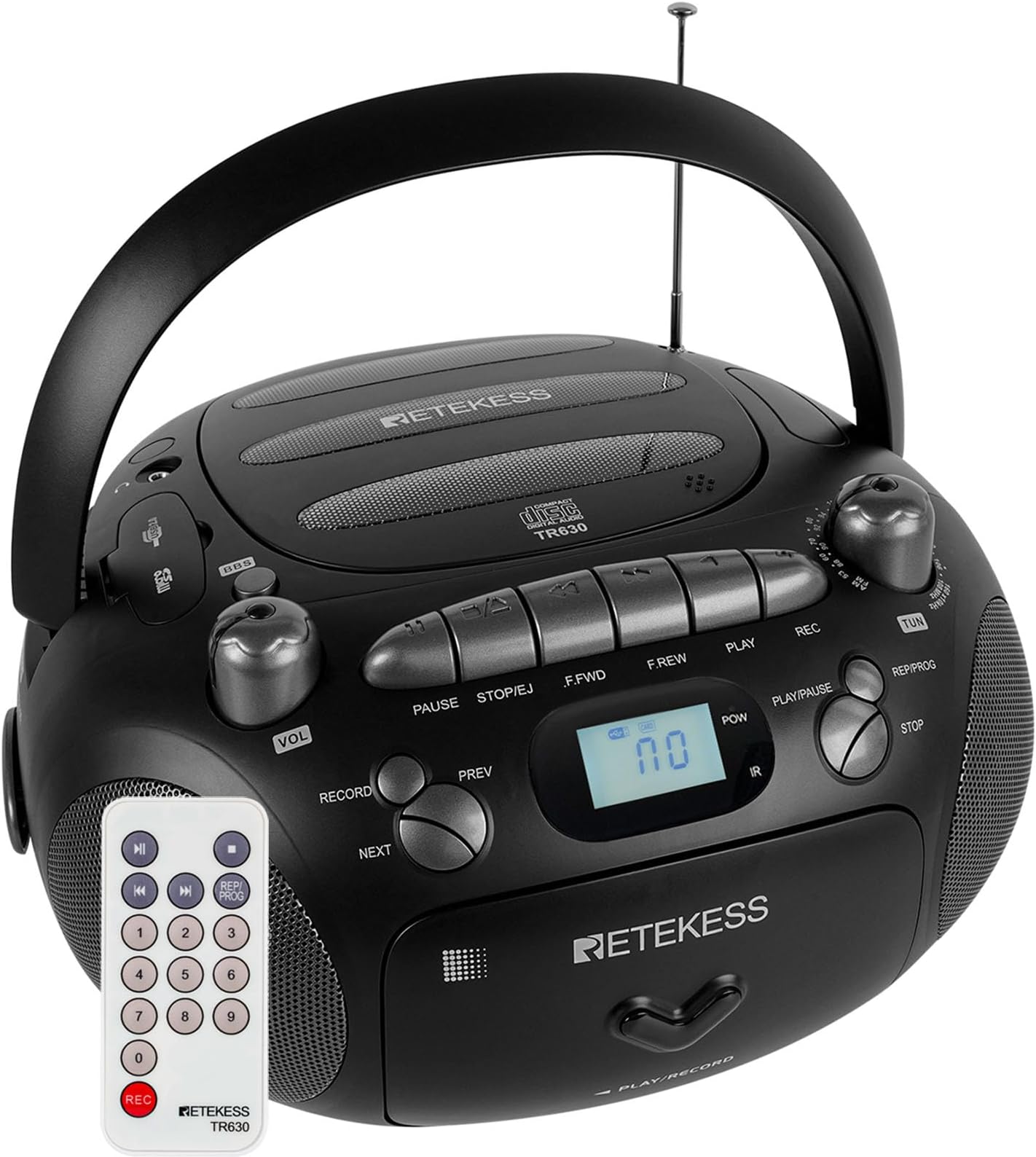 Amazon.com: NAXA Electronics Portable MP3/CD Player with AM/FM Stereo ...