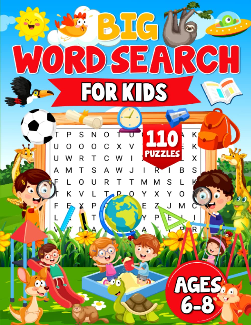 Big Word Search for Kids: 110 Creative Word Search Puzzles for Kids ...
