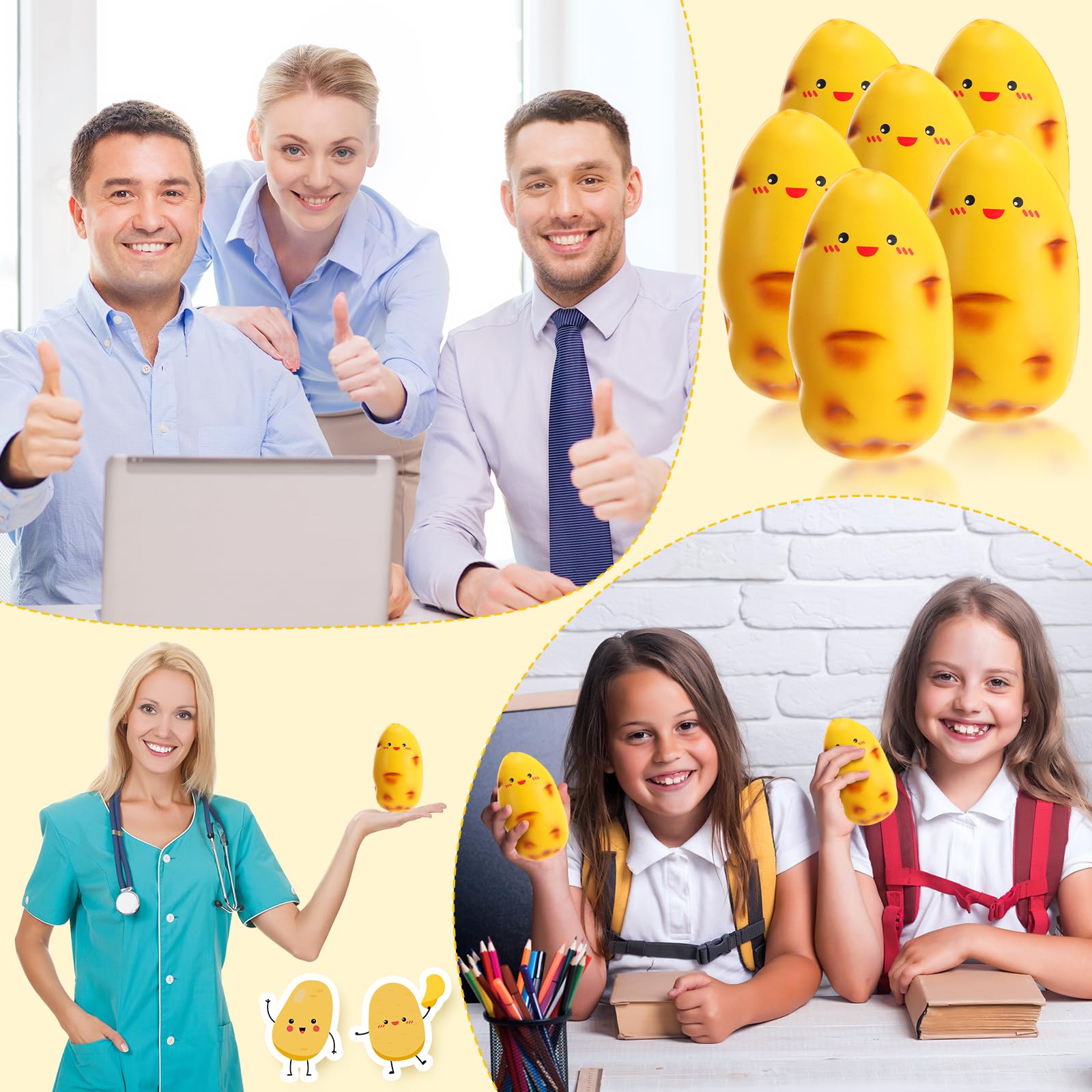 Snapklik.com : 24 Pcs Potato Stress Balls For Adults Funny ...