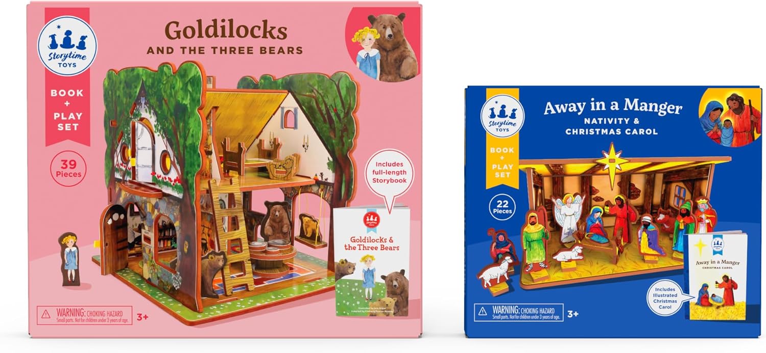 Amazon.com: Storytime Toys Fairytale Adventure | 3D Puzzle - Book and ...