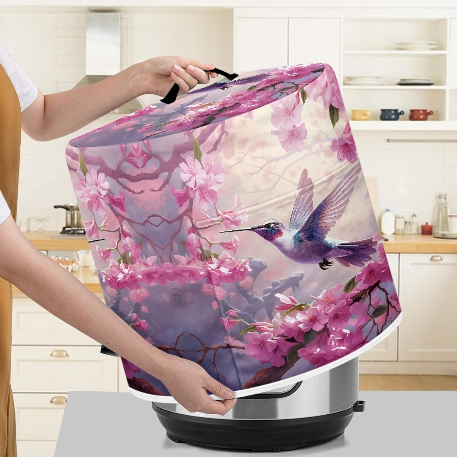 Amazon.com: Oamsistay Hummingbird Print Pressure Cooker Cover for Women ...