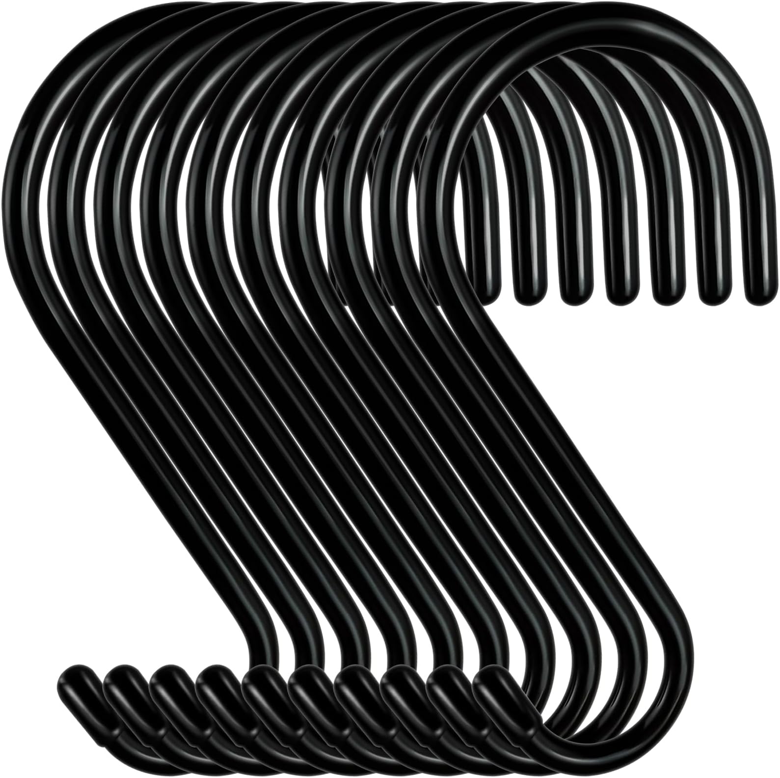 Amazon.com: 6 Pack heavy duty s hooks,Brown strong metal big hooks for ...