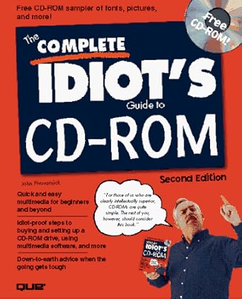 The Complete Idiot's Guide to Cd-Rom/Book and Cd-Rom: 9781567616064 ...