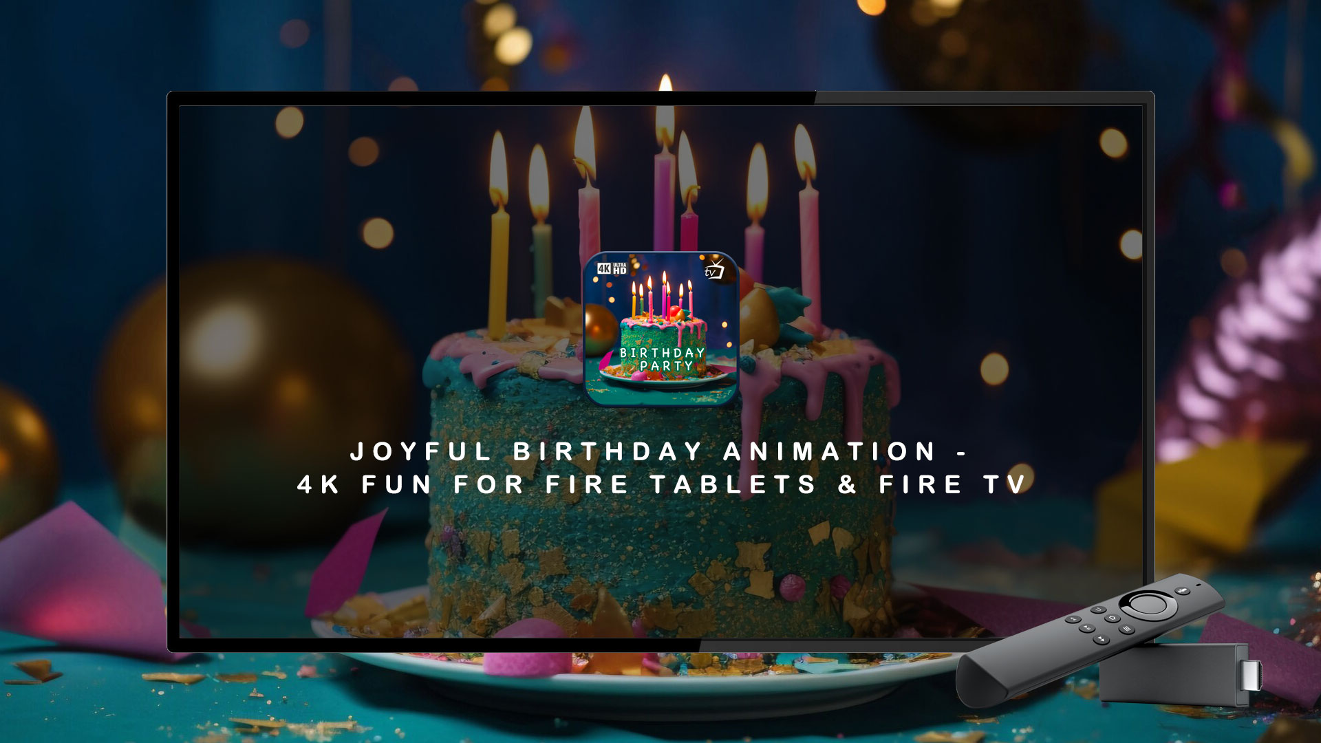 Joyful Birthday Animation - Ad-Free 4K Fun for Tablets & TV - App on ...