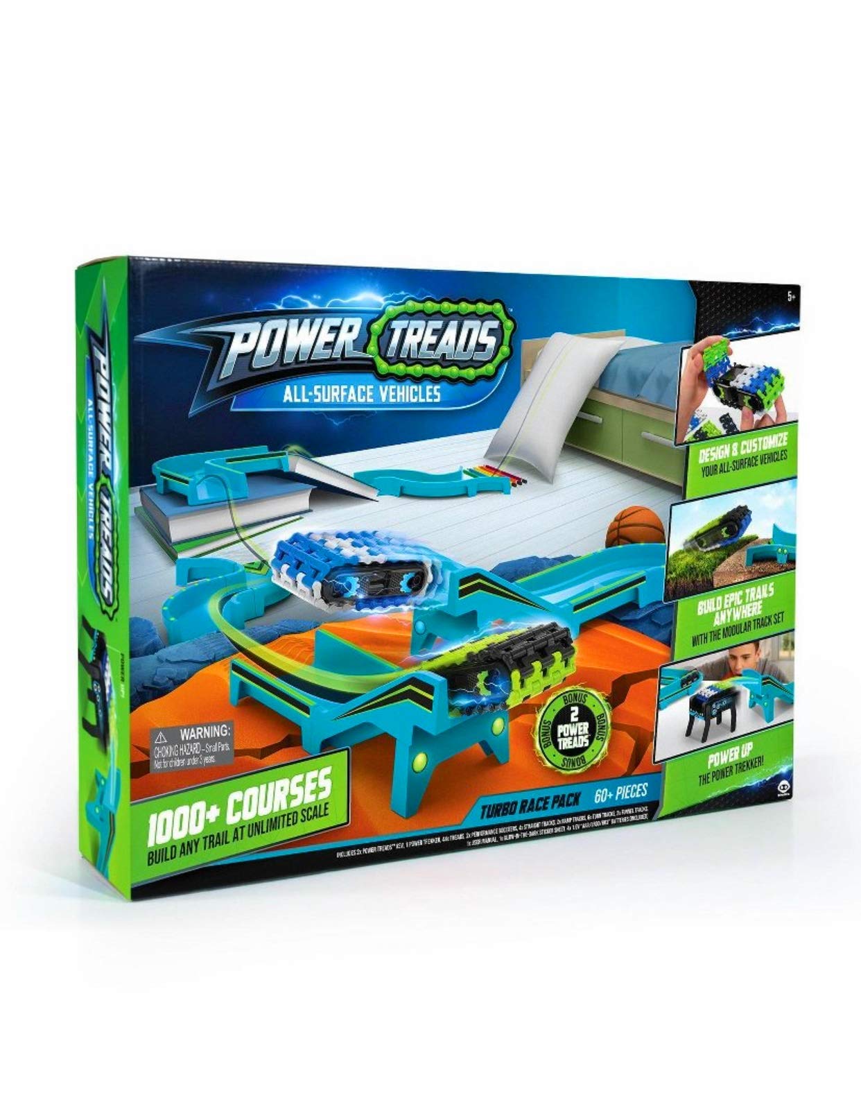 Buy WowWee Toys Power Treads All Surface Vehicles Turbo Race Pack - 60 ...