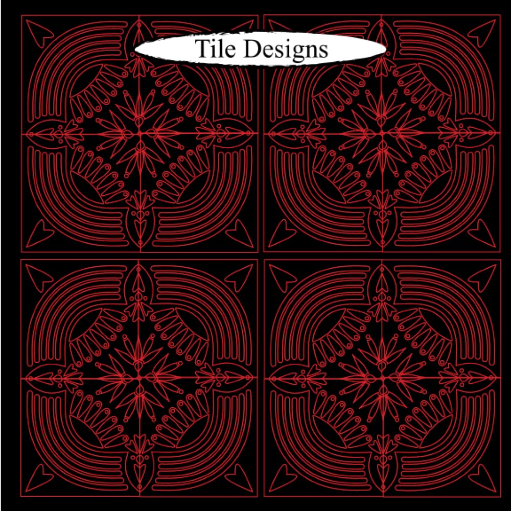 Buy Tile Designs: 50 Original Tile Coloring Pages for Artists of all ...