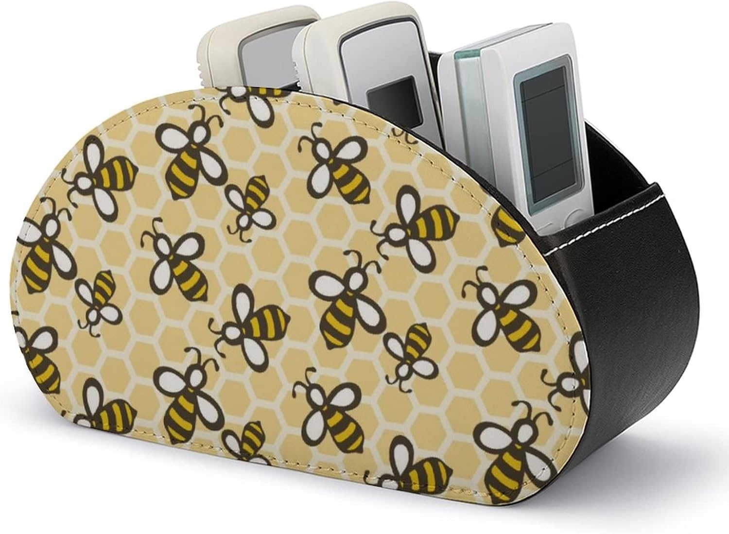 Amazon.com: Jump Blue Cute Remote Control Holder, Honey Bees PU Leather ...