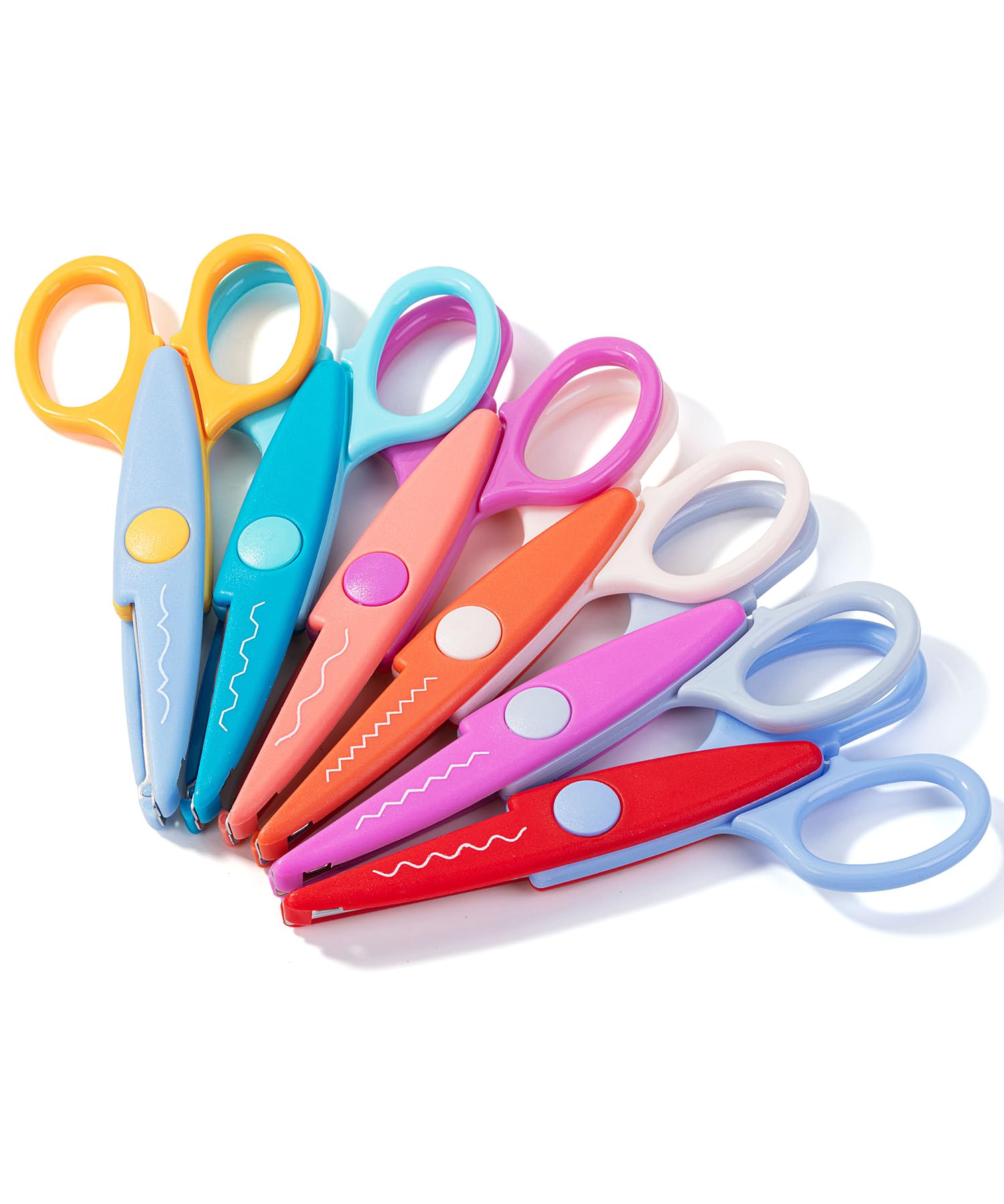 Snapklik.com : Craft Scissors Decorative Edge, 6 Pack, Jewel Colors ...