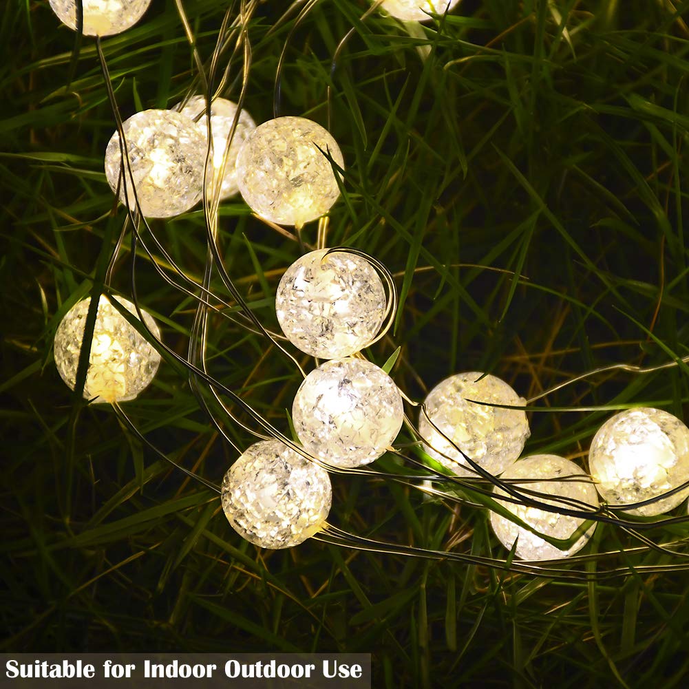 White String Ball Lights Rent White LED Light String