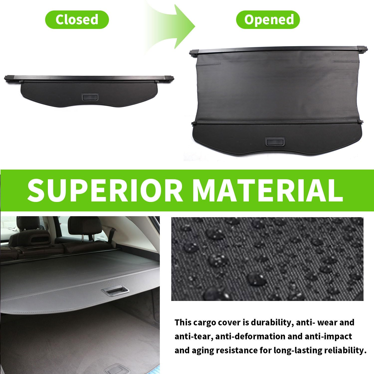 Snapklik.com : Cargo Cover For 2024 Honda Passport 2019 2020 2021 2022 ...
