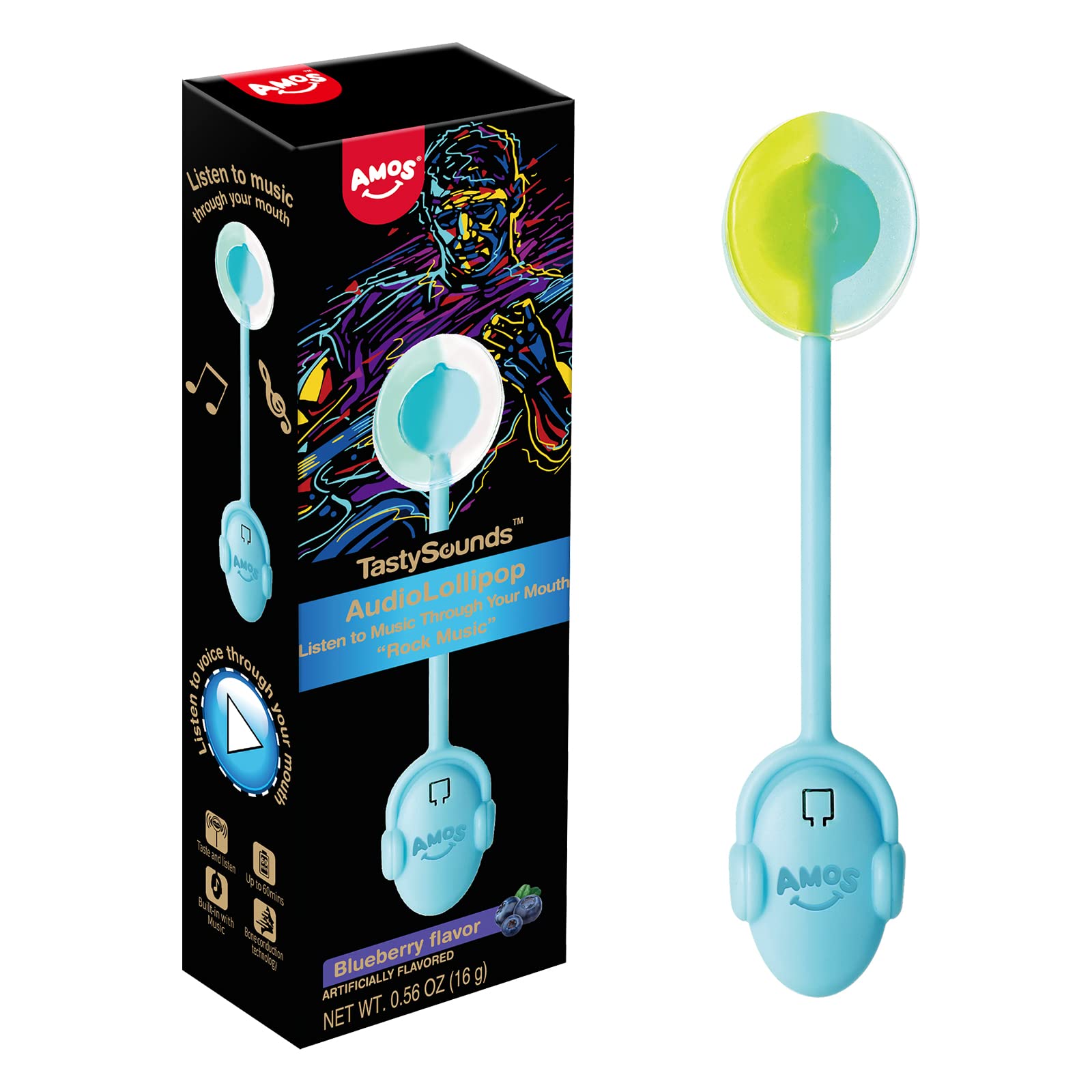 Snapklik.com : Music Lollipop Suckers,AMOS Audio Lollipop Sugar Free ...