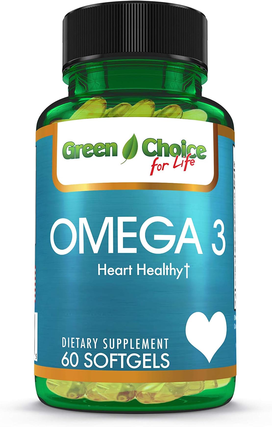 Amazon.com: Green Choice Omega 3 Fish Oil, 1200 mg, 60 Rapid Release ...