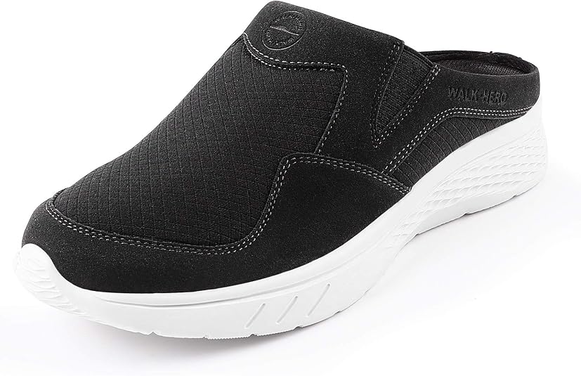 Amazon.com | Womens Mule Sneakers - Walking Shoes for Women with Arch ...