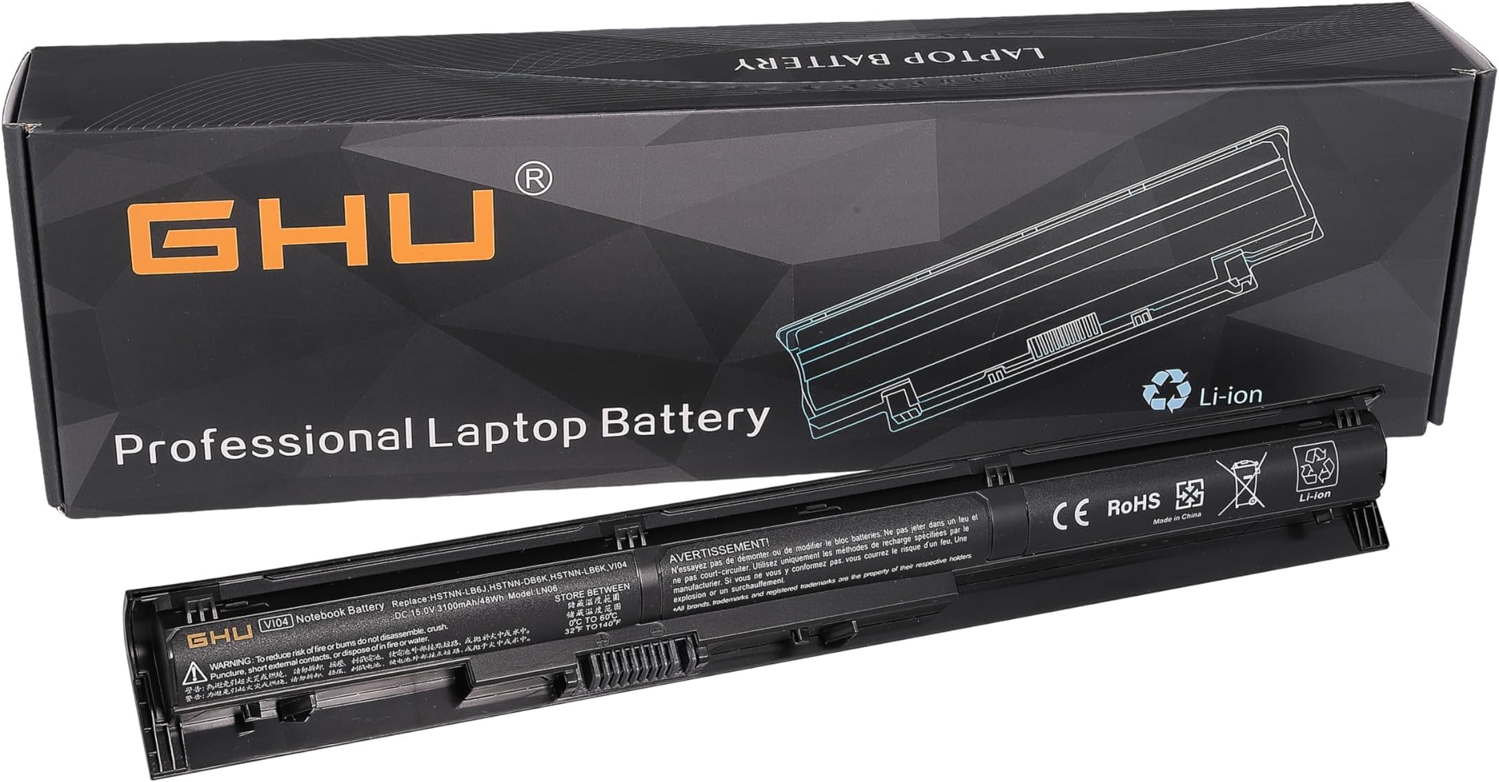 Amazon.com: VI04 Notebook Battery for HP Spare 756743-001 756478-851 ...