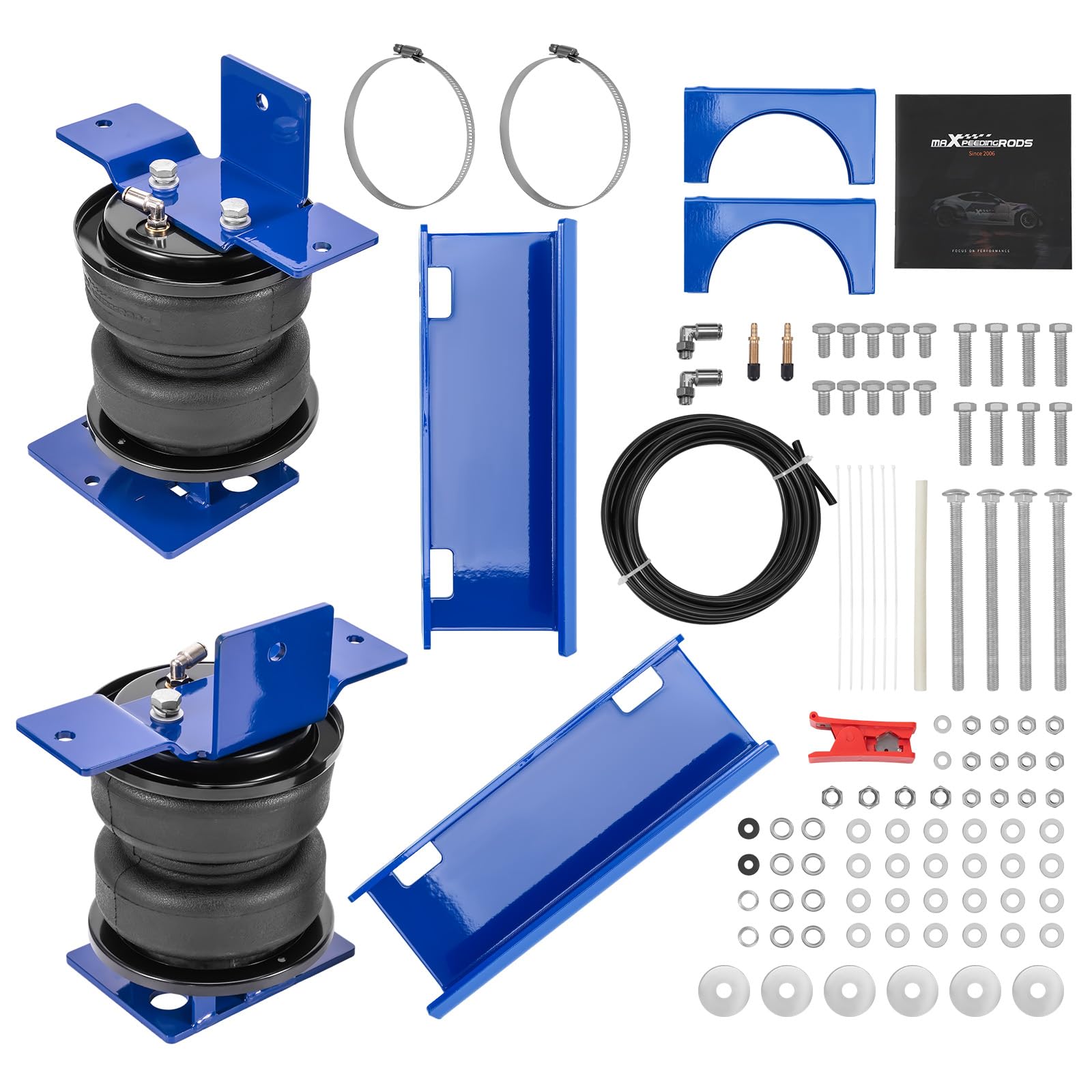 Amazon.com: maXpeedingrods 5000 lbs Rear Air Suspension Bags Kit for ...