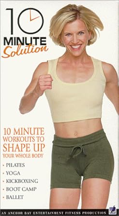 Amazon.com: 10-Minute Solution - 10 Minute Workouts to Shape Your Whole Body [VHS] : Ten Minute ...