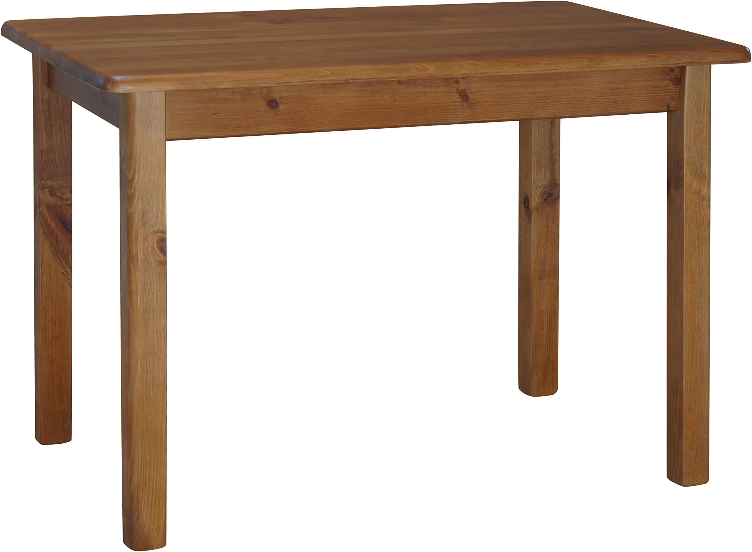 k koma Esstisch Massiver Kiefernholztisch in Erlenholz-Look – Eleganz ...