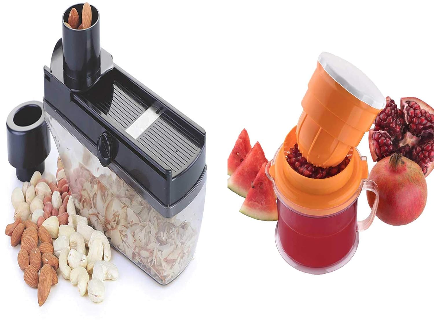 SATSUN ENTERPRISE Combo of 1 Dry Fruit/Vegetable Slicer Cutter with ...