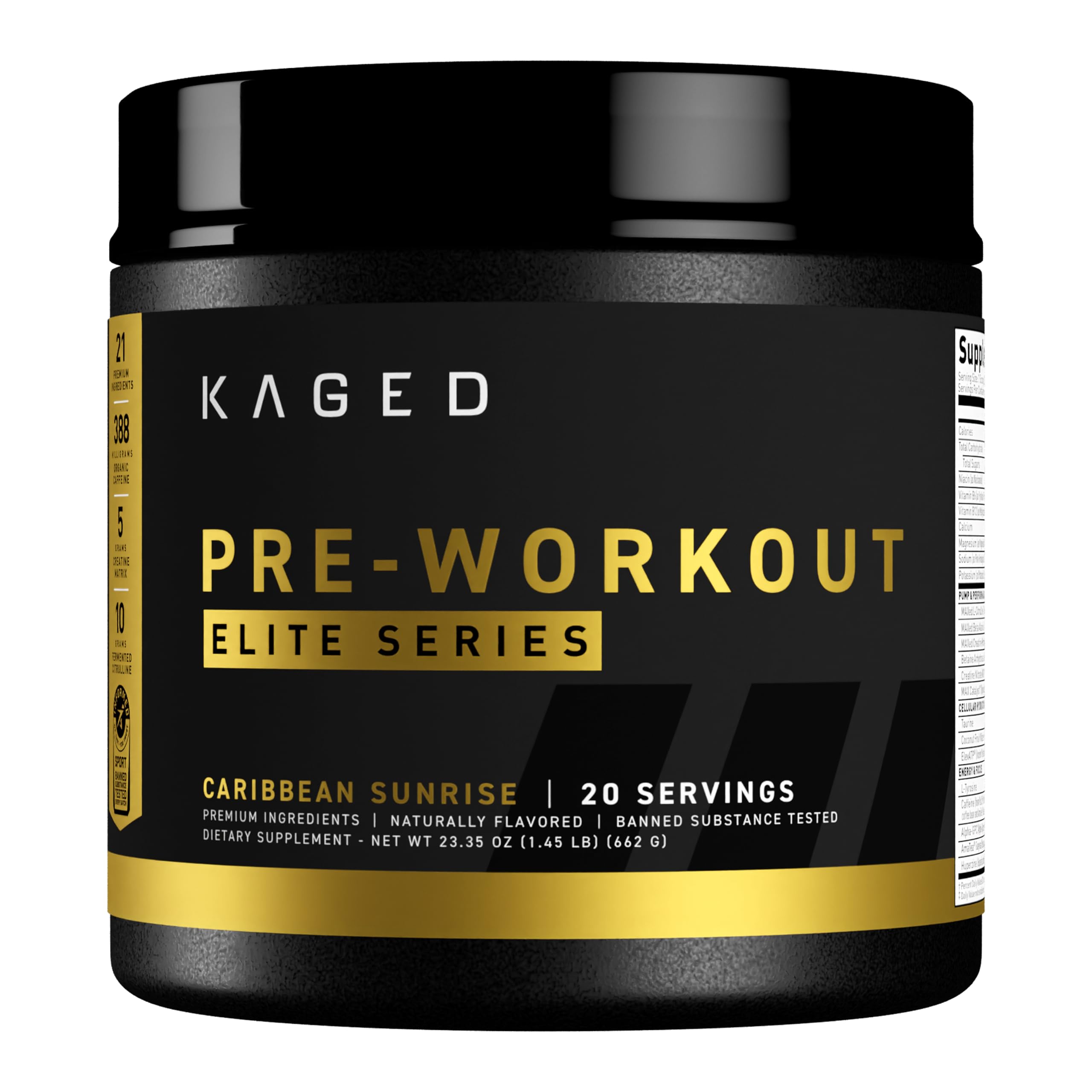 Amazon.com: Kaged Pre Workout Powder Pre-Workout Elite for Men & Women ...
