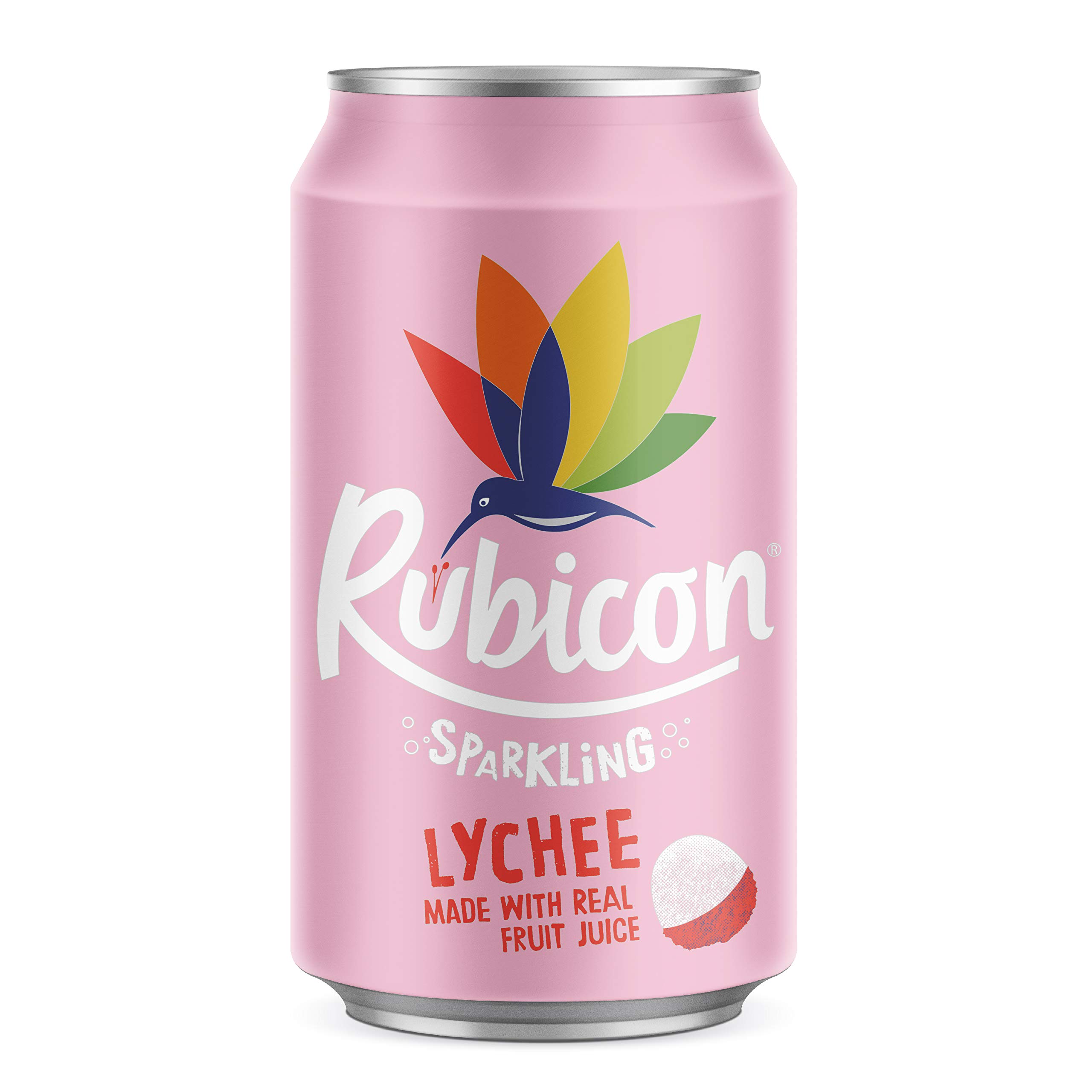 Buy Rubicon Sparkling Lychee Made with Real Fruit Juice 330ml Online at ...