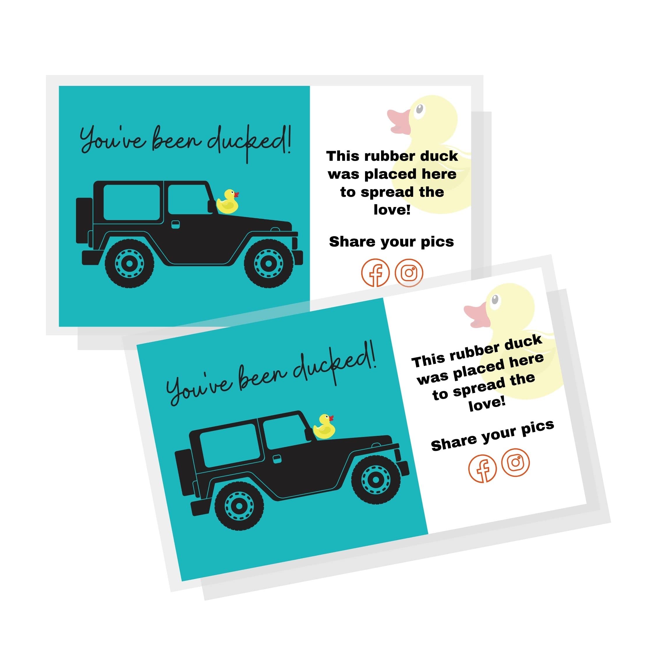 Snapklik.com : You Have Been Ducked Card 50 Pack Duck Duck Ducking Game ...