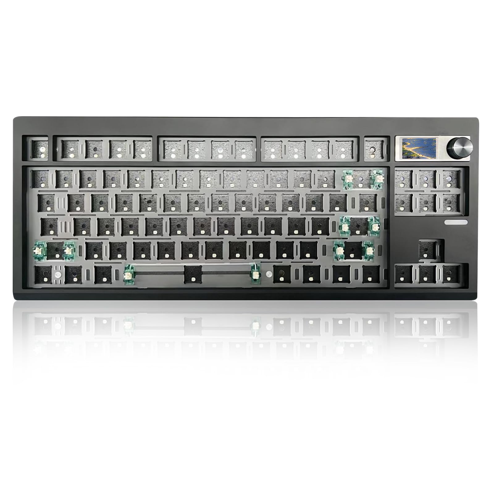 Amazon.com: ZMX GMK87 Keyboard Barebones Kit,Gasket Mount Hot Swap PCB ...
