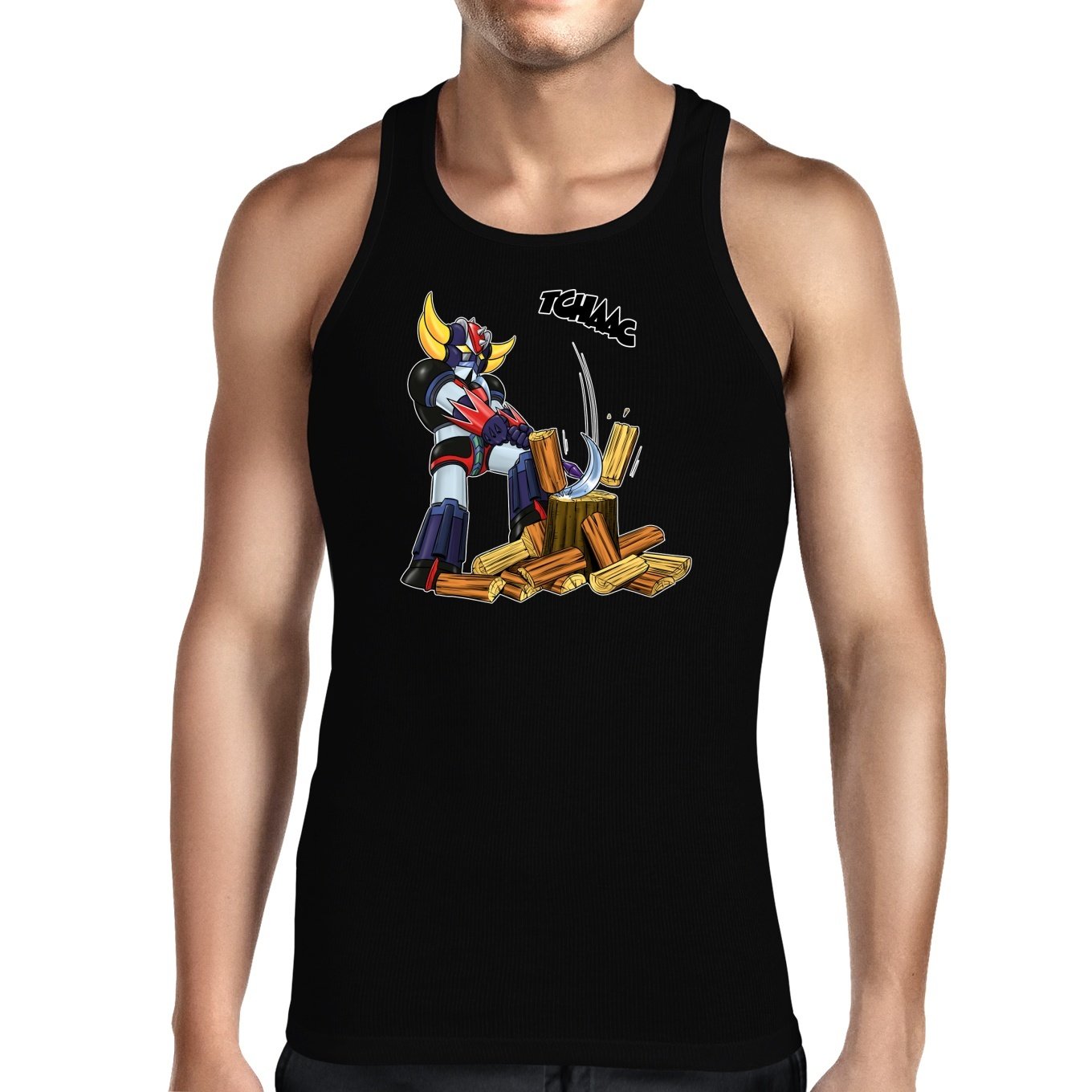 Buy Okiwoki Funny UFO Robot Grendizer Tank Tops - UFO Robot Grendizer ...
