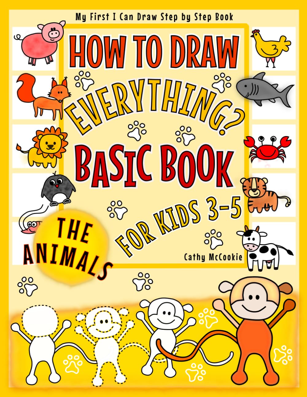 How to Draw Everything? - Basic Book - The Animals | for Kids 3-5 | My ...