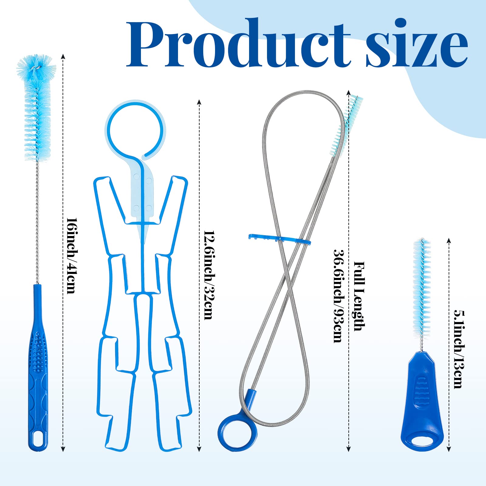 Snapklik.com : 4 Sets Hydration Bladder Cleaning Kit Including Small ...
