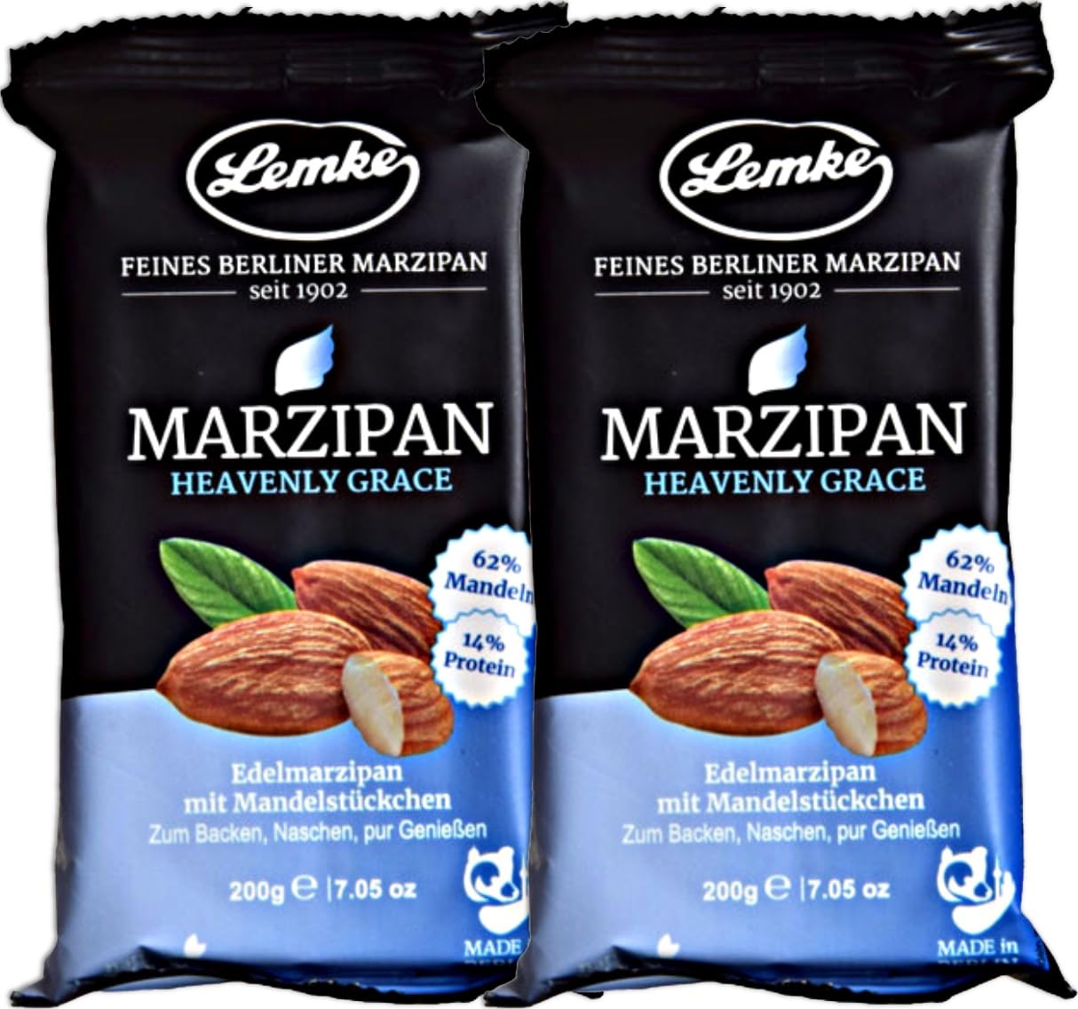 Amazon.com : MARZIPAN HEAVENLY GRACE - Almond content of 62% - Premium ...